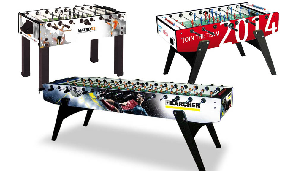 Tischkicker im eigenen Design | werbemax