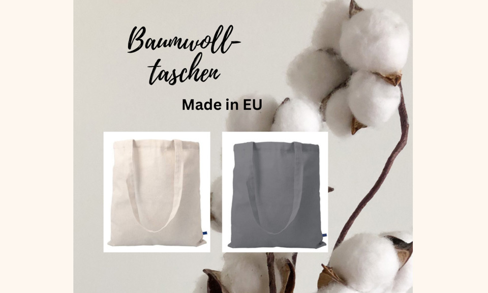 Bedruckte Baumwolltaschen - Made in EU | werbemax